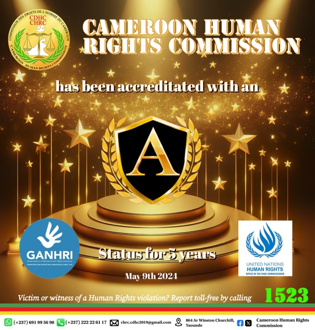 For outstanding works: Cameroon Human Rights Commission gets international recognition | The ...